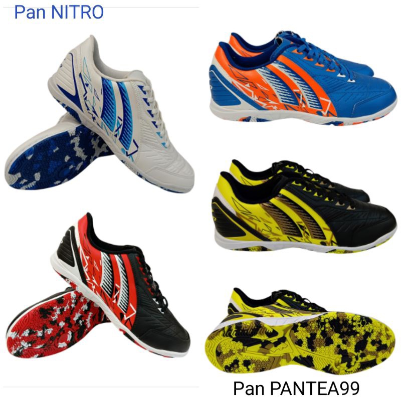 PAN NITRO รองเท้าฟุตซอลแพน PF14NA รุ่นใหม่ล่าสุด พื้นลาย | Shopee Thailand