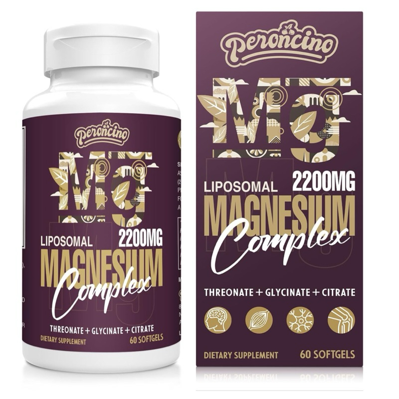 [ PERONCINO ] ️LIPOSOMAL MAGNESIUM COMPLEX 2200 MG ( THREONATE ...