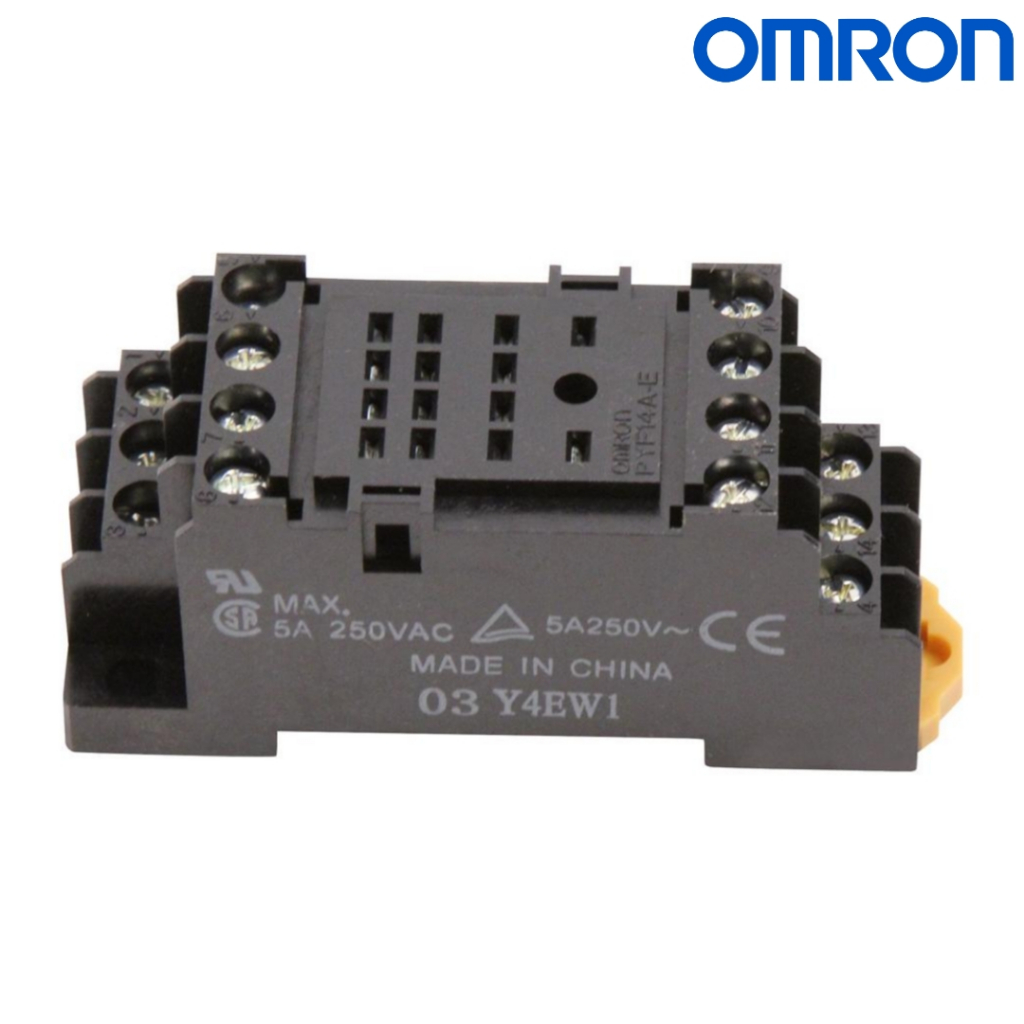 Omron PYF14A-E Socket Relay ซ็อกเก็ตรีเลย์ | Shopee Thailand