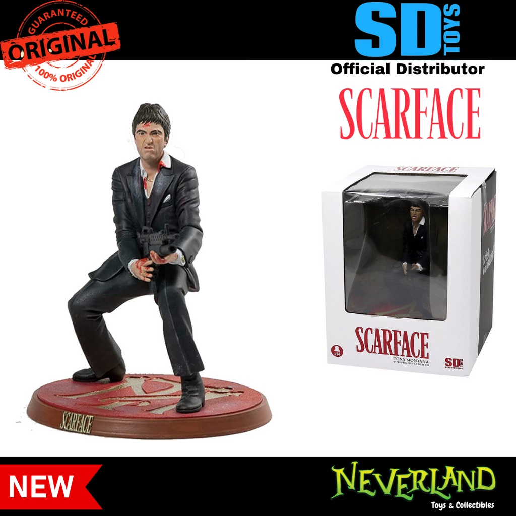 (Sold out)SD Toys ฟิกเกอร์ Scarface Tony Montana Shooting Figure***โปรด ...