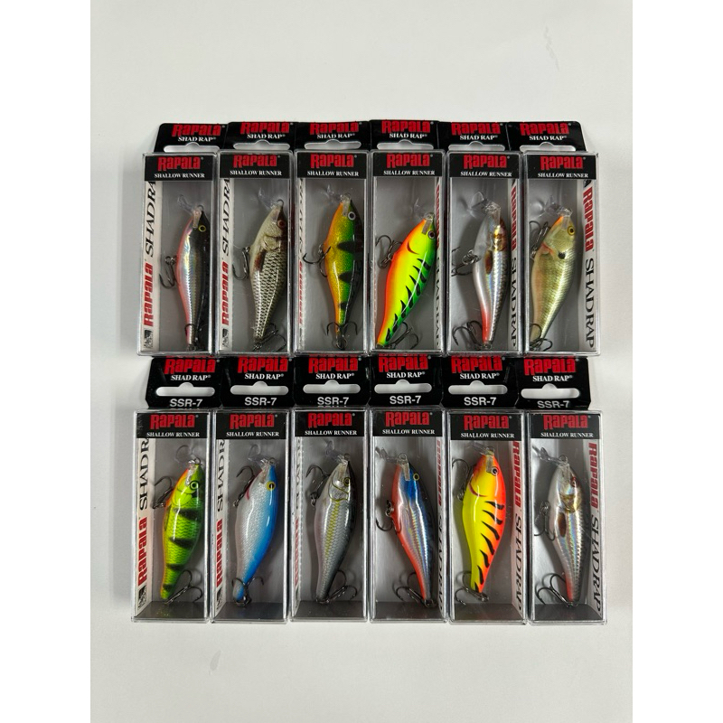 เหยื่อปลอม Rapala SHALLOW SHAD RAP 7cm ดำตื้น | Shopee Thailand
