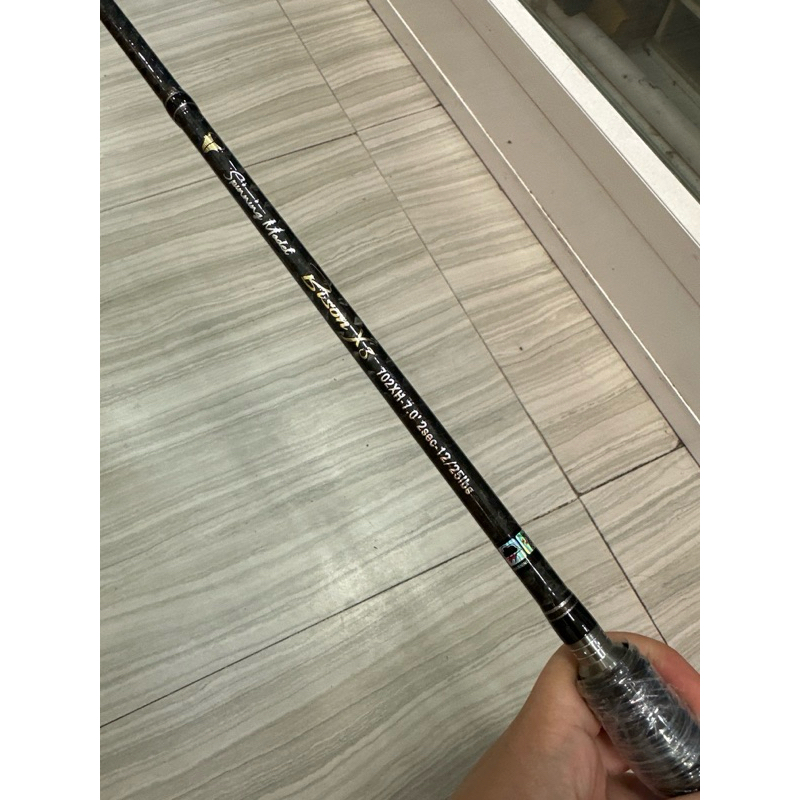 คัน Bison X3 กระทิงดำ 702⚡️สปิน ⚡️2 ท่อน / เวท12-25lb. | Shopee Thailand