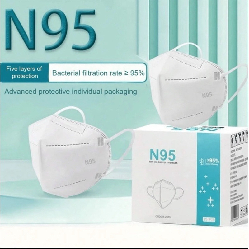 หน้ากากอนามันกันฝุ่น PM2.5 N95 mask กันฝุ่น 99% | Shopee Thailand