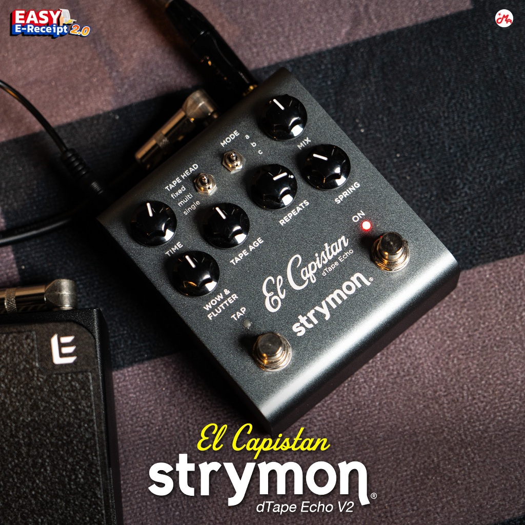 Strymon El Capistan dTape Echo V2 เอฟเฟคกีตาร์ไฟฟ้า Strymon Echo V2 ...
