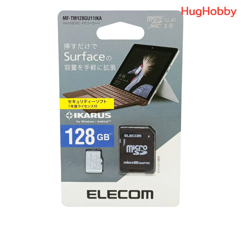[ของใหม่] เมมโมรี่การ์ด Elecom microSDXC 128GB Class10, UHS-I, U1, A1 MF-TM128GU11IKA สินค้าจาก ...