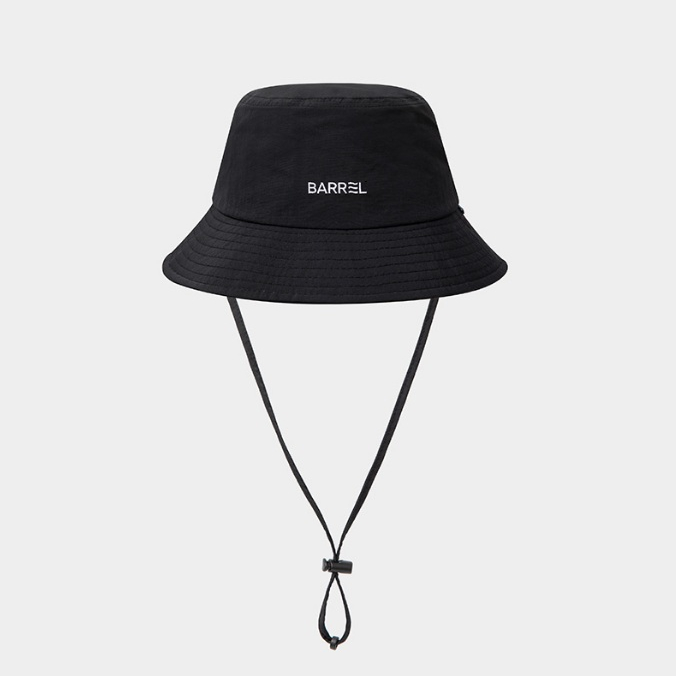 BARREL หมวก หมวกกันแดด UNISEX BASIC SOLID BUCKET HAT BLACK-3AH002U_U4BKXX | Shopee Thailand