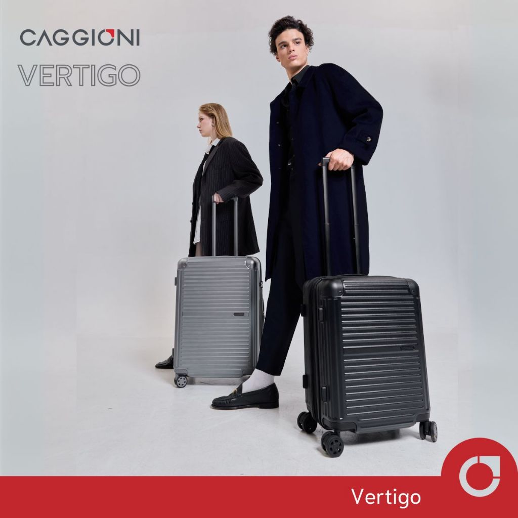 CAGGIONI กระเป๋าเดินทาง รุ่นเวอร์ติโก (Vertigo - N19081) : สีดำ | Shopee Thailand
