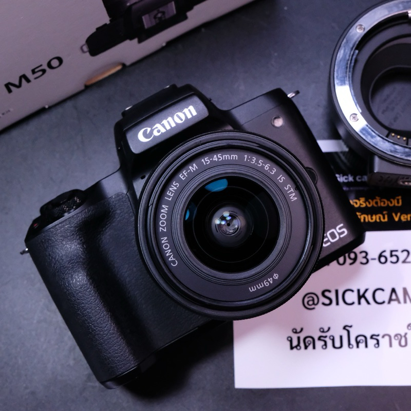 Canon m50 mark ii + lens 15-45mm f3.5-5.6 (มือสอง ) (m50ii) | Shopee ...