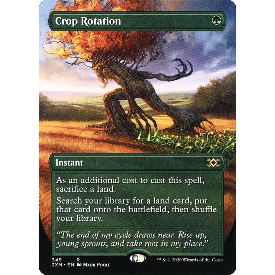Crop Rotation 2XM Double Masters การ์ด Magic the Gathering [MTG] ของแท้ ...