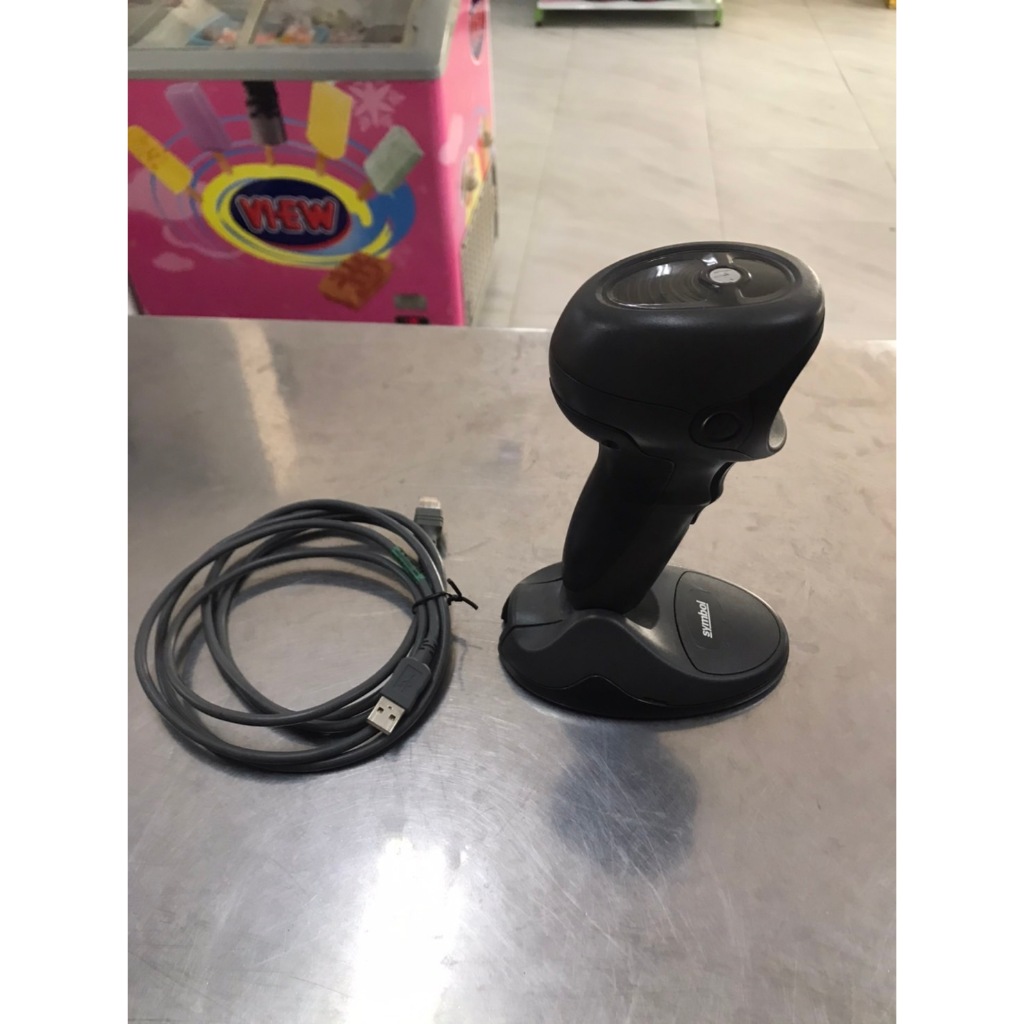 เครื่องสแกนบาร์โค้ด มือสอง 2 in 1 Zebra DS9808 Barcode Scanner เครื่อง ...