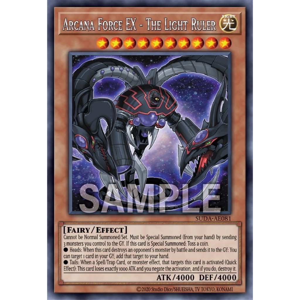 Yugioh Asia-Eng [SUDA-AE081] Arcana Force EX - The Light Ruler (Rare) การ์ดยูกิแท้ถูกลิขสิทธิ์ ...