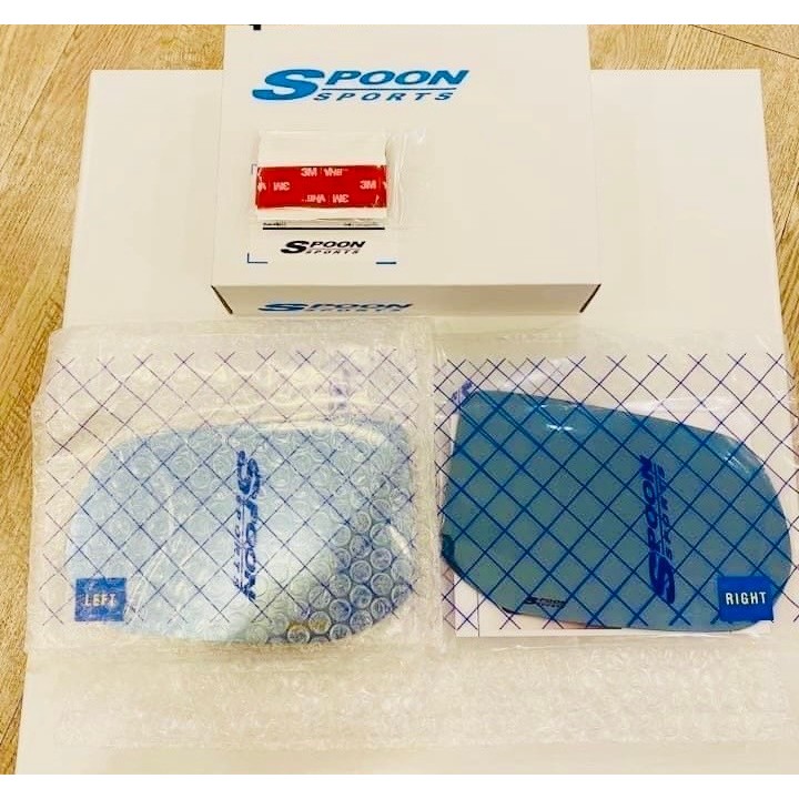 Spoon BLUE WIDE DOOR MIRROR FD2 เลนส์กระจกมองข้าง ซ้าย และ ขวา | Shopee ...