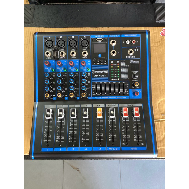 MIXER PROEUROTECH XP-4DSP เอฟเฟกแท้ USB บูธูท | Shopee Thailand