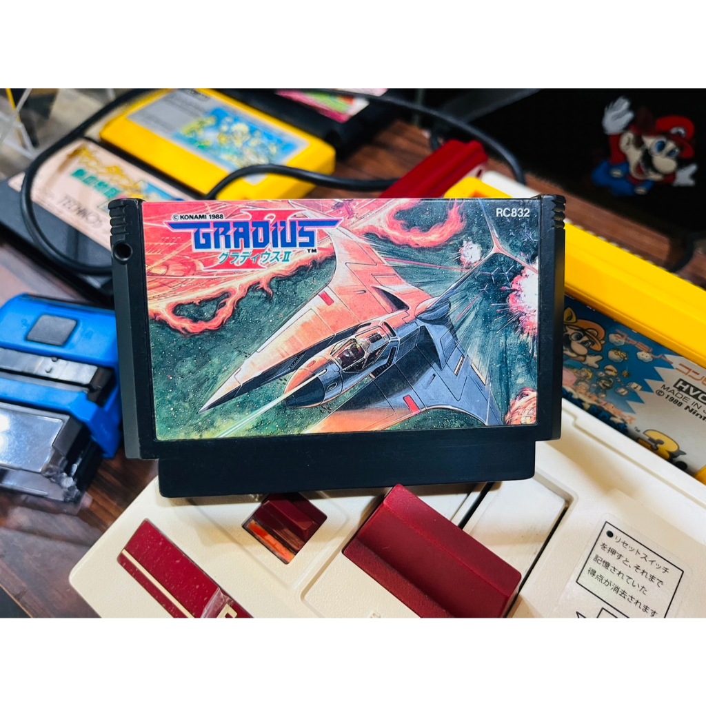 ตลับแท้ Famicom : Gradius II เกมส์ยานยิงสุดมันส์ ใช้งานได้ปกติสมบูรณ์ ...