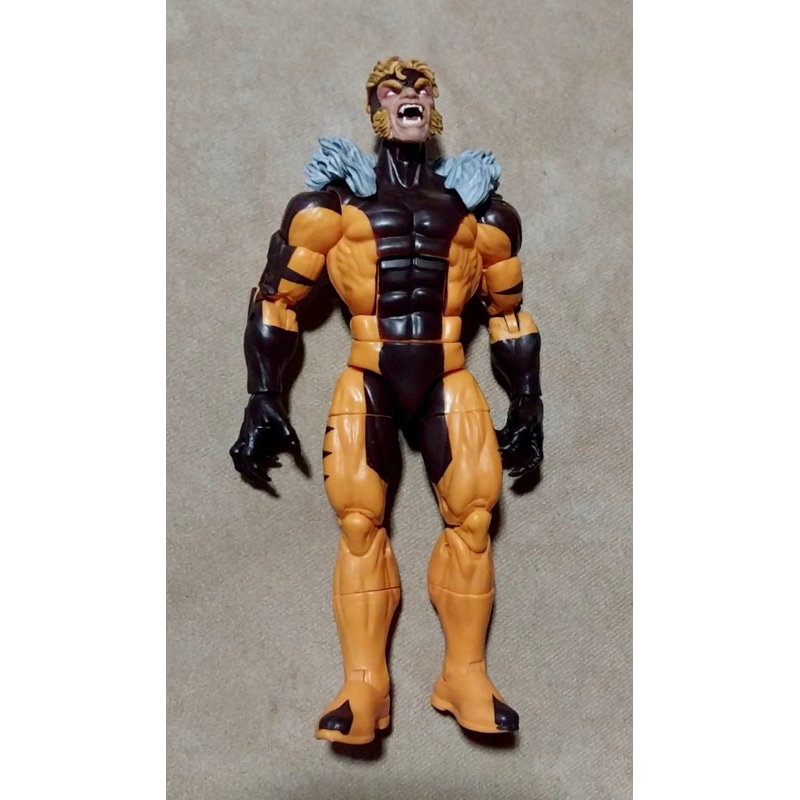 [no box] Sabertooth x-men comics Marvel Legends Hasbro action figure 1/ ...
