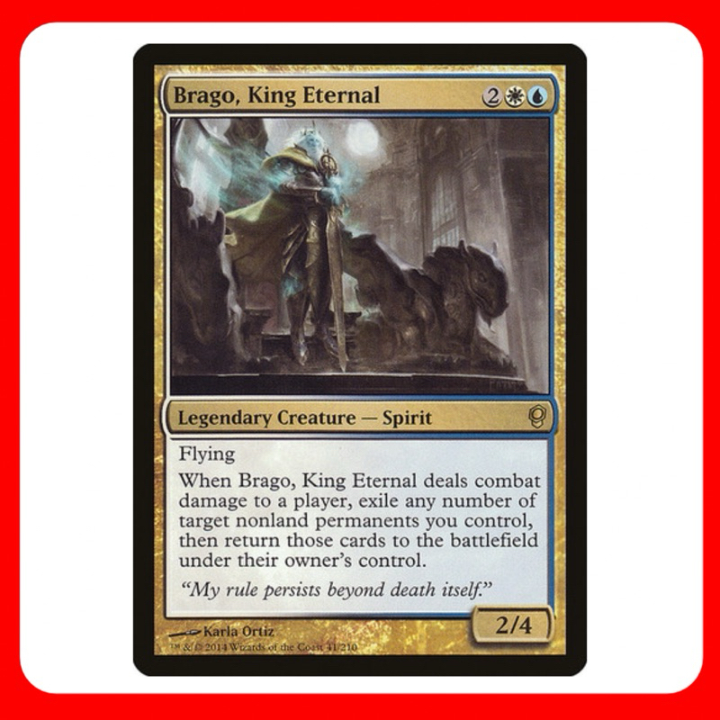 [MTG] Brago, King Eternal [CNS] [MULTI] [RARE] [NORMAL] [ENG] (การ์ดเม ...