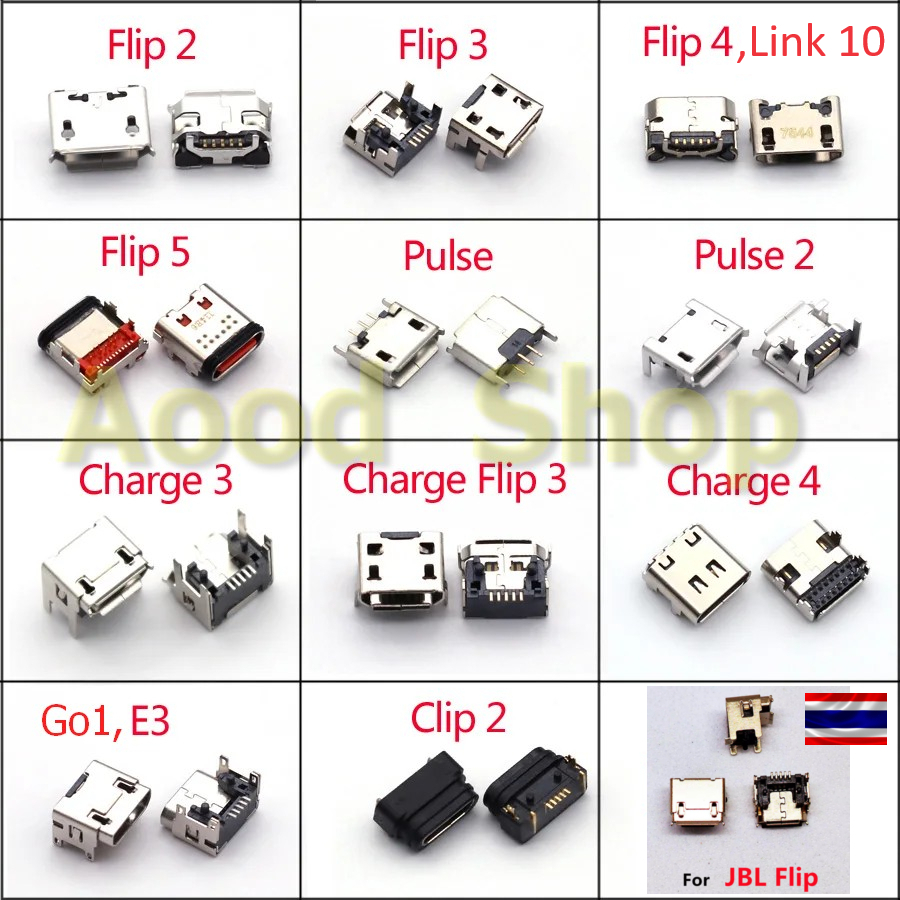 USB JBL ขั้ว Micro USB Charging Port Jack Connector JBL รุ่น Charge 2 3 ...