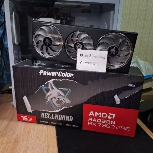(มือสอง) PowerColor Hellhound RX 7900 GRE 16GB GDDR6 ประกันถึง 11/10 ...