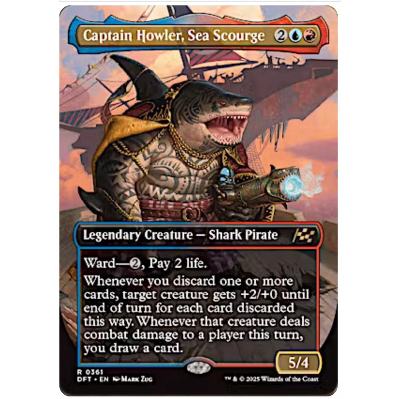 Aetherdrift Variants: Captain Howler, Sea Scourge (0361 - Borderless ...