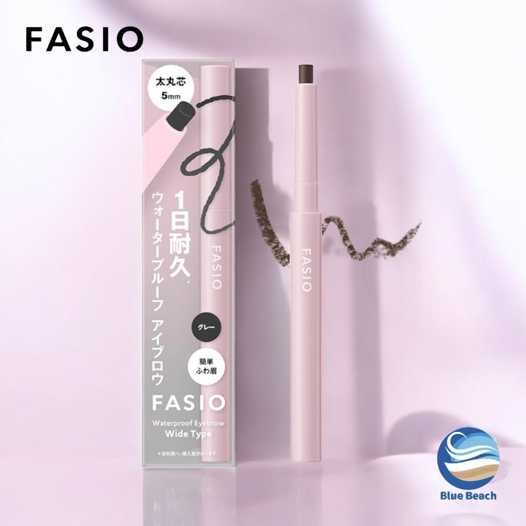 FASIO ดินสอเขียนคิ้วหัวกลมใหญ่ / กันน้ำ กันเหงื่อ / 0.7 กรัม | Shopee ...
