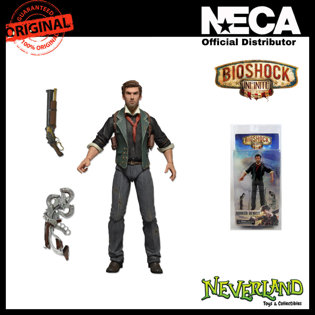 (NECA) BioShock Infinite Booker Action Figure ***Discolored Box ...
