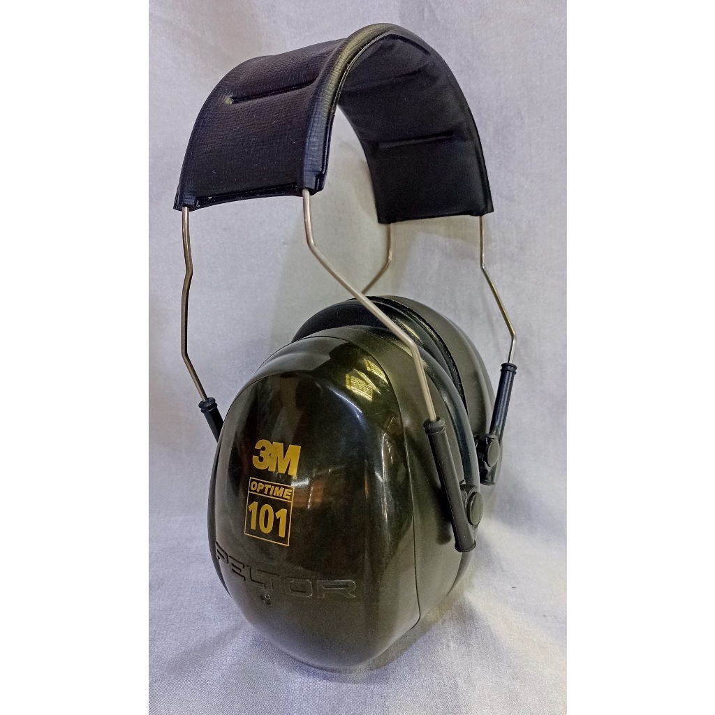 3M ที่ครอบหูลดเสียง แท้มือสองสวยๆ PELTOR Optime 101 H7A คาดศีรษะ ค่าการ ...