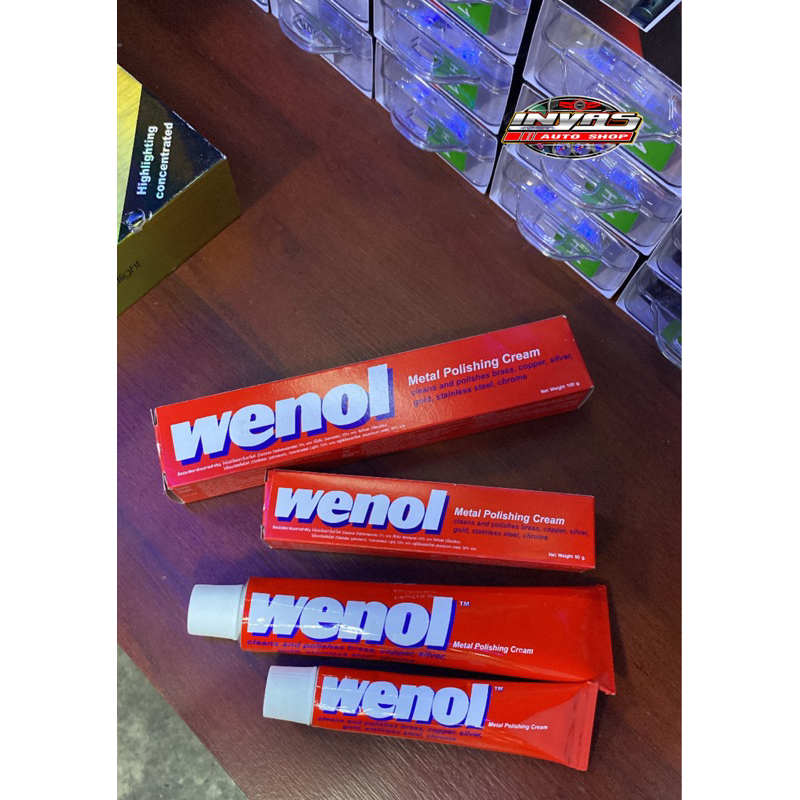 วีนอล Wenolครีมขัดโลหะ ทำความสะอาดและเคลือบเงา หลอดเล็ก50g หลอดใหญ่100g ...