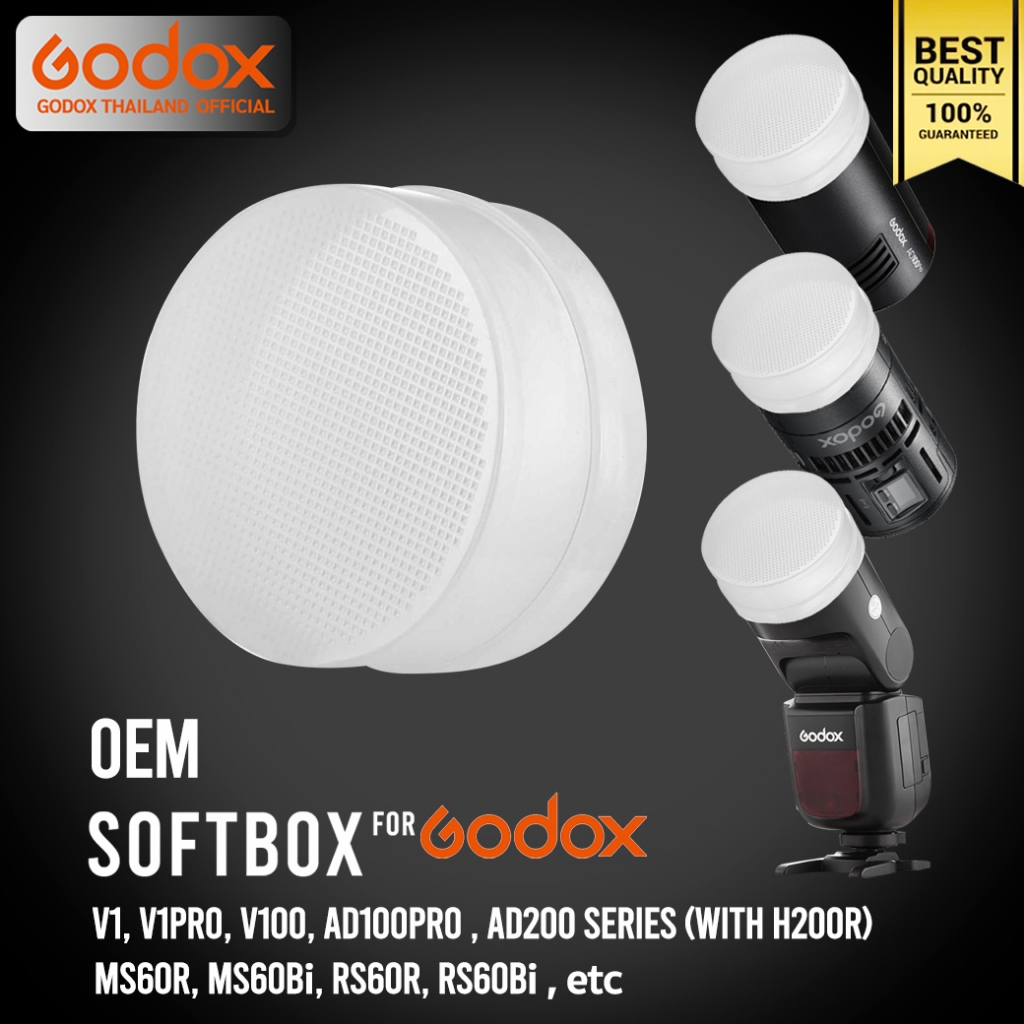 OEM- Softbox For Godox V1, V1Pro, V100, AD100Pro, AD200 series (with ...