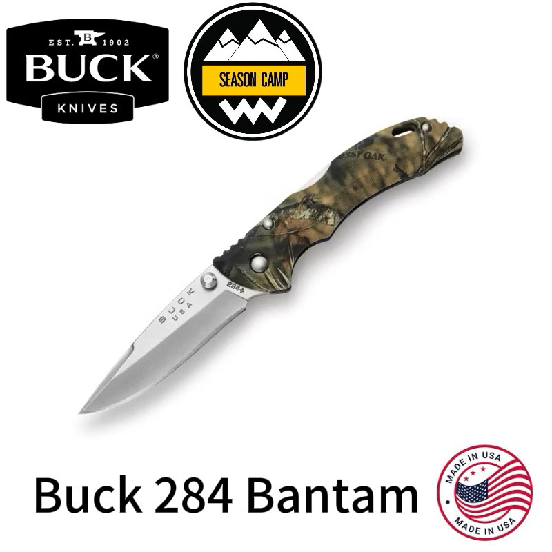 Buck 284 Bantam มีดเดินป่า Made in USA | Shopee Thailand