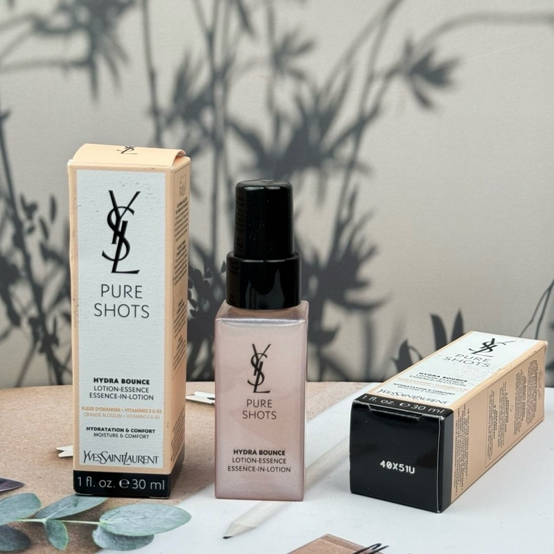 (1ชิ้น) YSL Pure Shots Hydra Bounce Essence In Lotion 30ml น้ำตบดอกส้ม บูสผิว กู้หน้าโทรม ...
