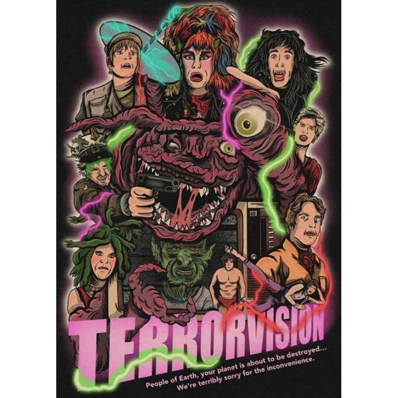 Blu-ray+DVD ปก+สกรีนแผ่น TerrorVision (1986) มันโผล่ขึ้นมาหลอน | Shopee ...