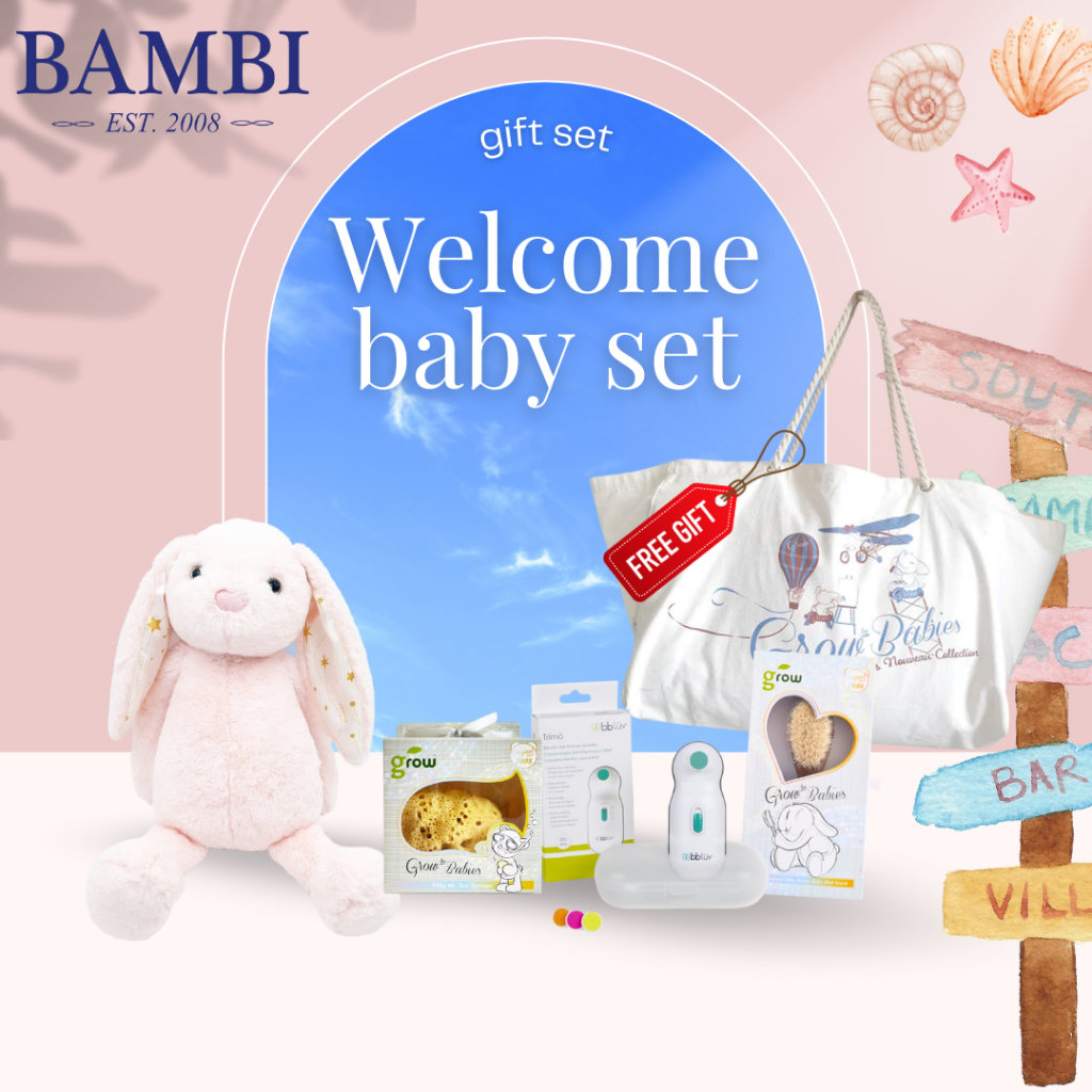 Welcome baby set ชุดของใช้เด็กเเรกเกิด Bambi Garden | Shopee Thailand