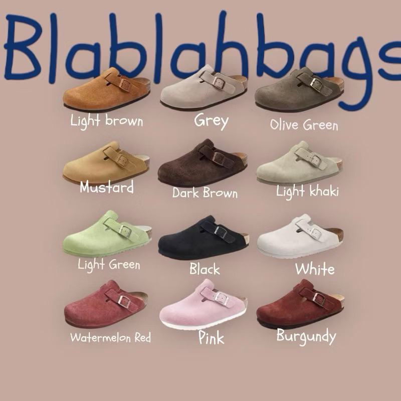 Devo Life Boston รองเท้าแตะ หนังแท้ (พรีออเดอร์) รับประกันแท้100% ...