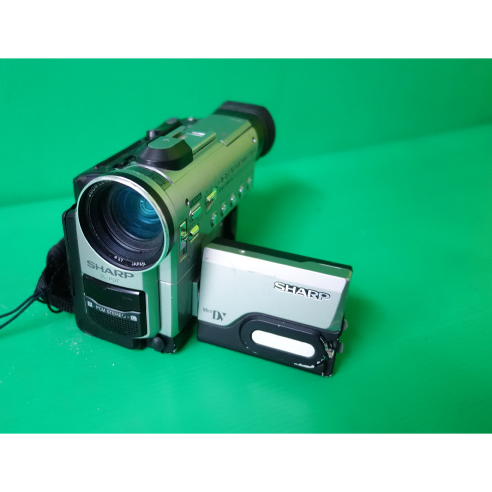 B507 HANDYCAN sharp vl-pd7 MINI DV NTSC กล้องเสียงานช่างงานอะไหล่งานฟร็อป เสียใช้งานไม่ได้ ...