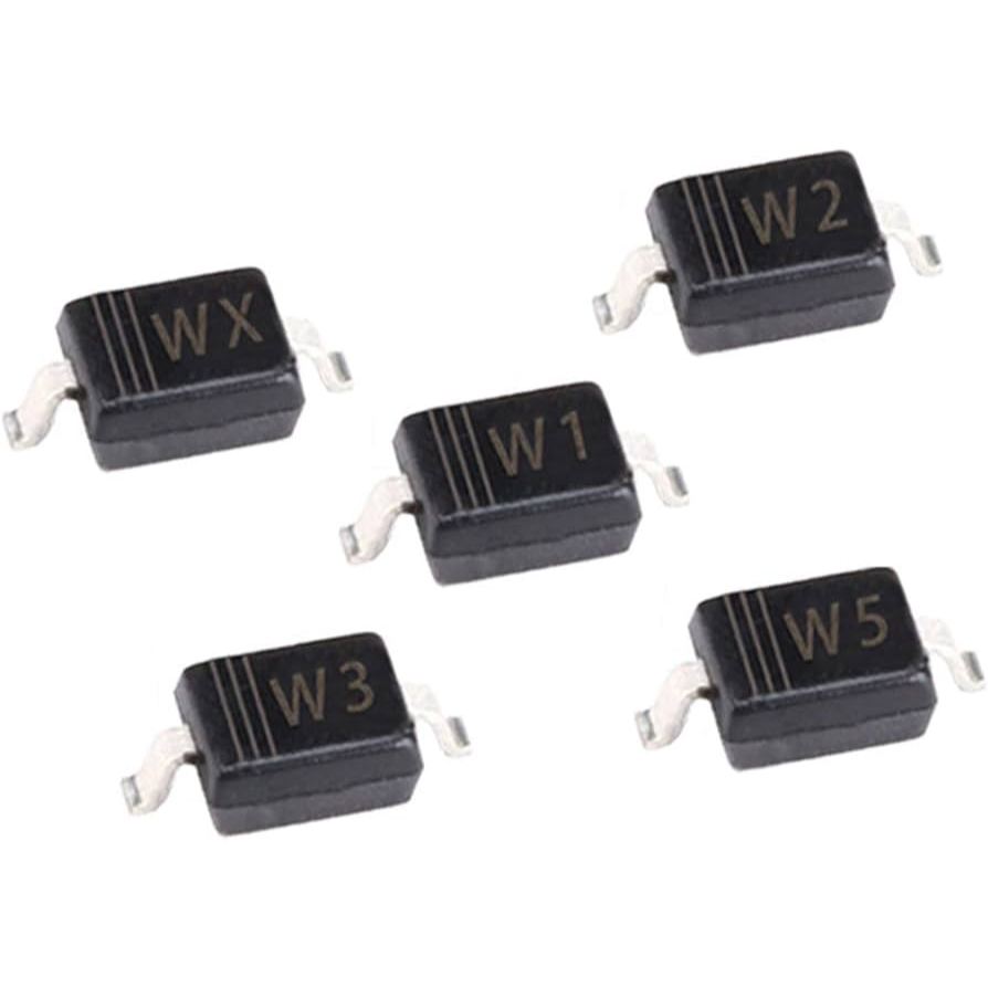 10pcs SOD-323 ZENER DIODE BZT52C 2V - 7V5 W1 W2 W3 W4 W5 W6 W7 W8 W9 WA WB WC | Shopee Thailand