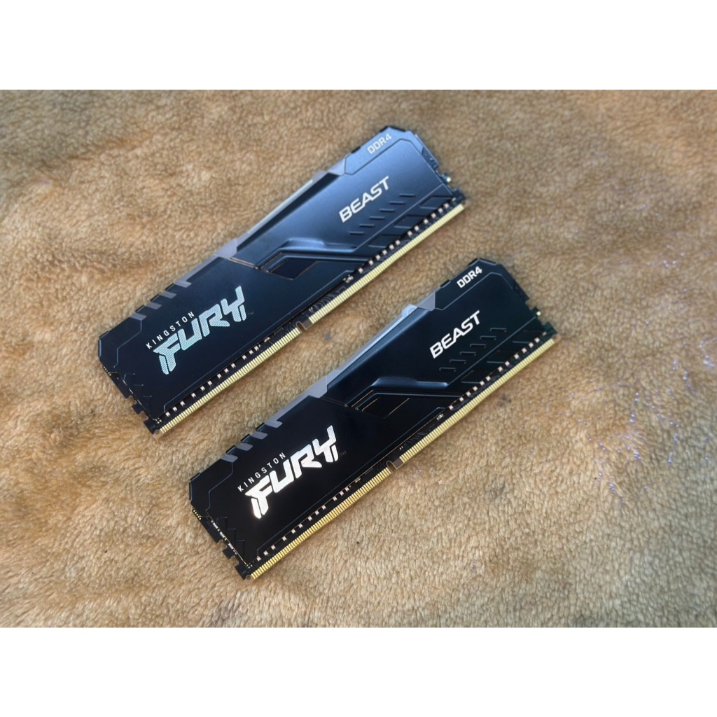 16GB (8GBx2) DDR4 3600MHz RAM (หน่วยความจำ) KINGSTON FURY BEAST DDR4 ...
