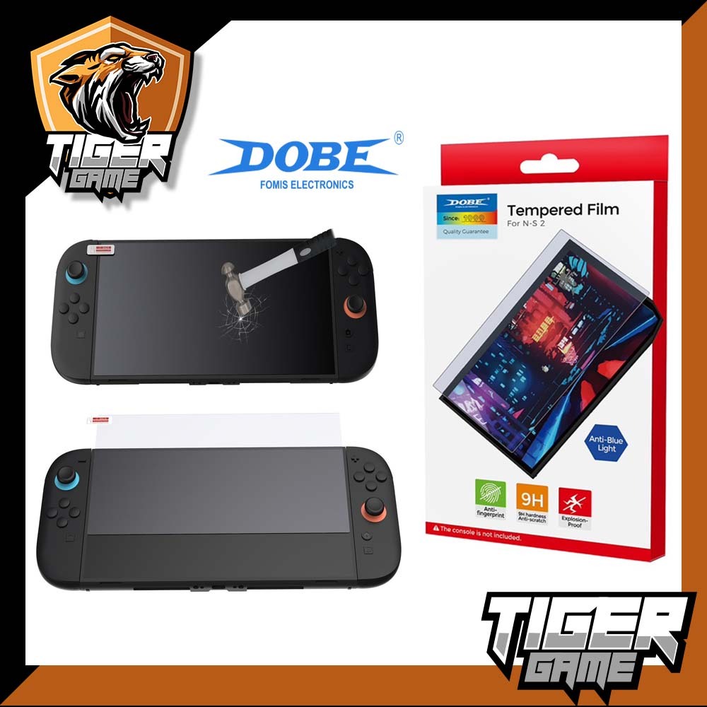 DOBE Tempered Glass for Nintendo Switch 2 *มีกันรอย 2 อัน* (กันรอยกระจก ...