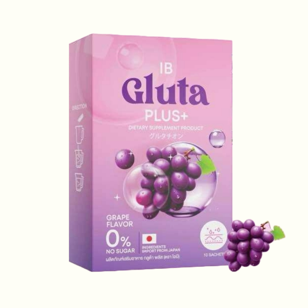 IB Colla Gluta Plus + ไอบี คอลลา กลูต้า พลัส + 1 กล่อง บรรจุ 10 ซอง ...