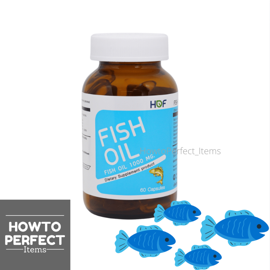 ((ล็อตใหม่โฉมใหม่)) HOF Fish Oil ฟิชออยล์ 1000mg น้ำมันปลา | Shopee ...