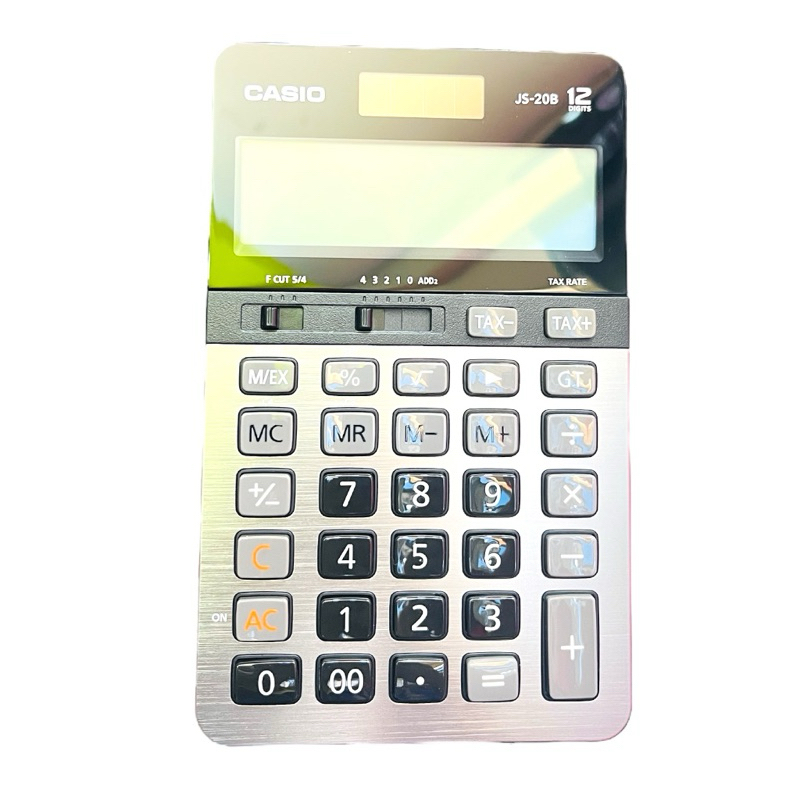 เครื่องคิดเลขตั้งโต๊ะ Casio JS-20B 12 หลัก ของใหม่ ของแท้100% บรรจุ:1เครื่อง | Shopee Thailand