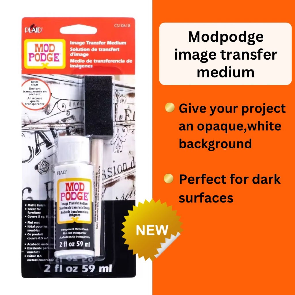 Mod Podge ® Image Transfer Medium Clear with Brush, 2 oz. - น้ำยากาวและ ...