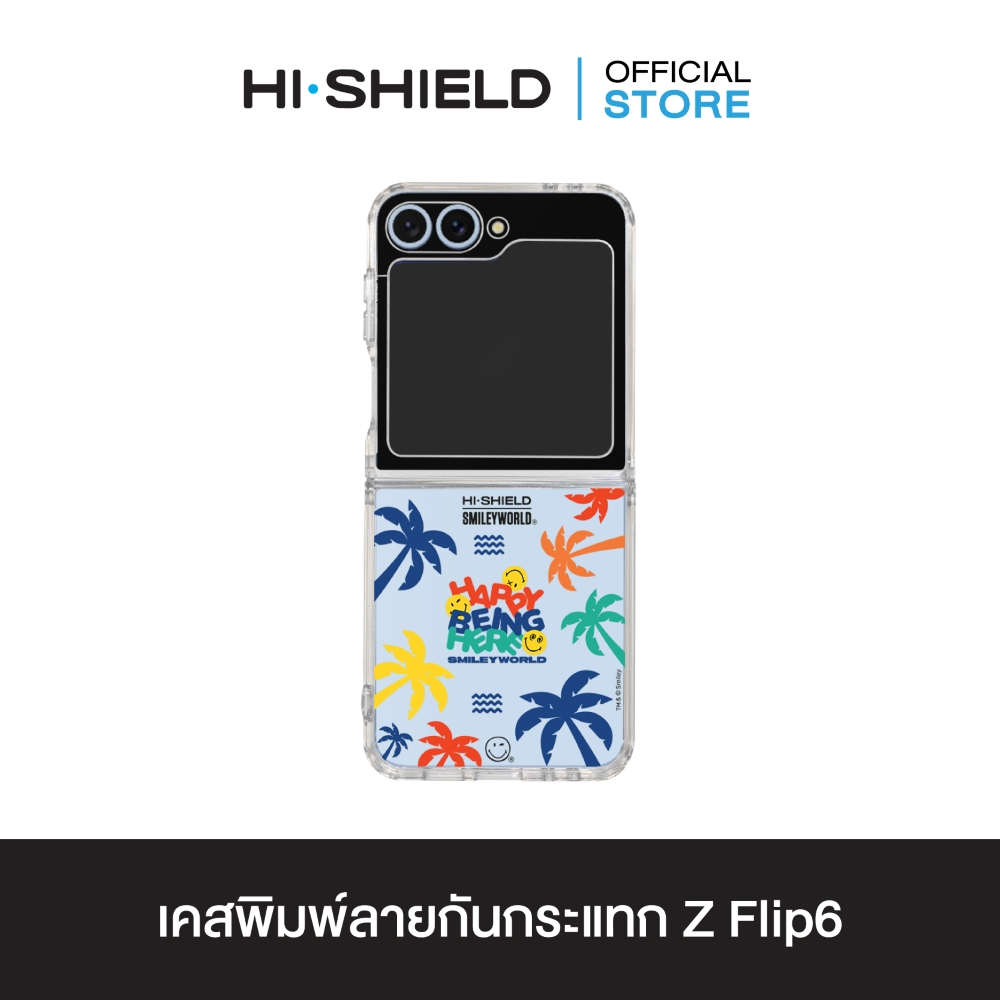 [ZFLIP6] HI-SHIELD Stylish เคสใสกันกระแทก Samsung ZFLIP6 รุ่น ...