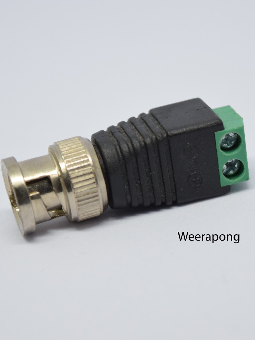 หัว BNC ตัวผู้ ท้ายแบบขัน Connector ต่อสาย เข้ากล้อง เครื่องบันทึก เคเบิ้ล ทีวี BNC | Shopee ...