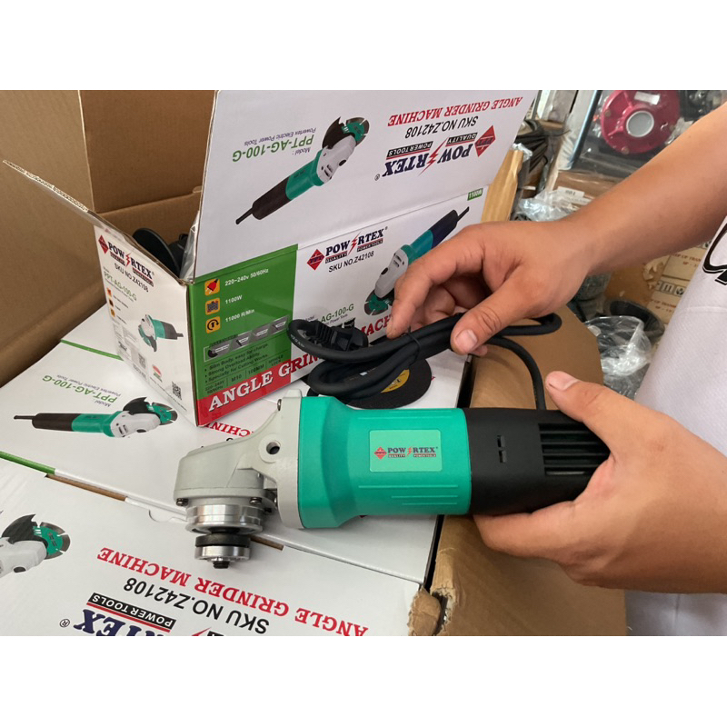 หินเจียรไฟฟ้าPOWRTEXขนาด4นิ้ว220-240V50/60HZรอบ11000R/Min | Shopee Thailand