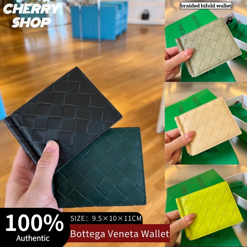 บอตเตก้า เวเนต้า BV Bottega Veneta Intrecciato Bill Clip Wallet กระเป๋า ...