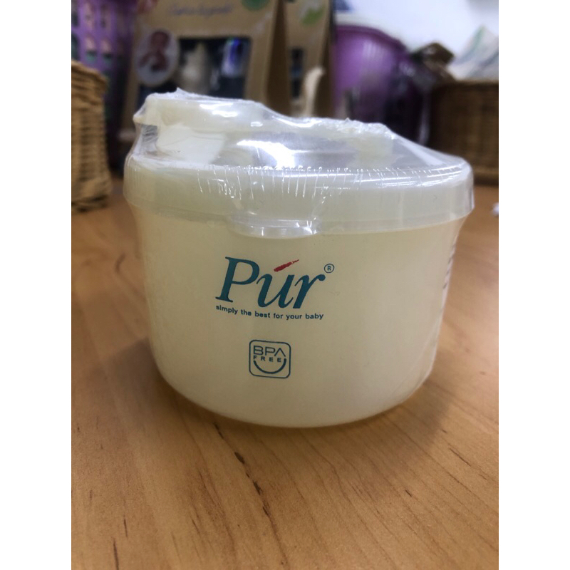 (ไม่มีแพ็คเก็จ ) Pur Milk Powder Container กล่องแบ่งนมผง 3 ช่อง ...