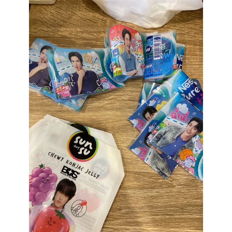 ซองSunsu และ ฉลากน้ำ Nestle BUS ลายใหม่ | Shopee Thailand
