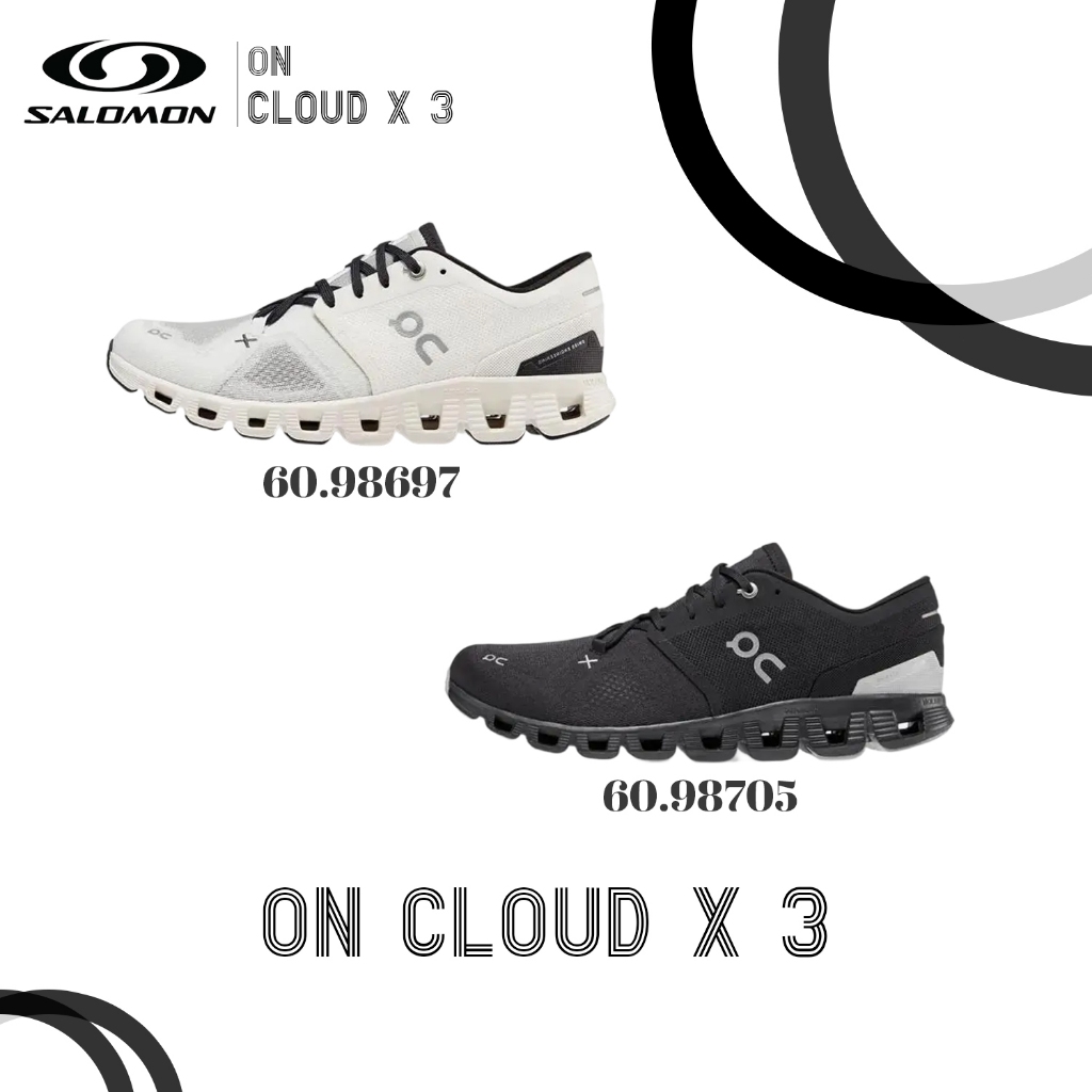 รองเท้า On Cloud X 3 60.98697 / 60.98705 Sneakers ของแท้100% | Shopee ...