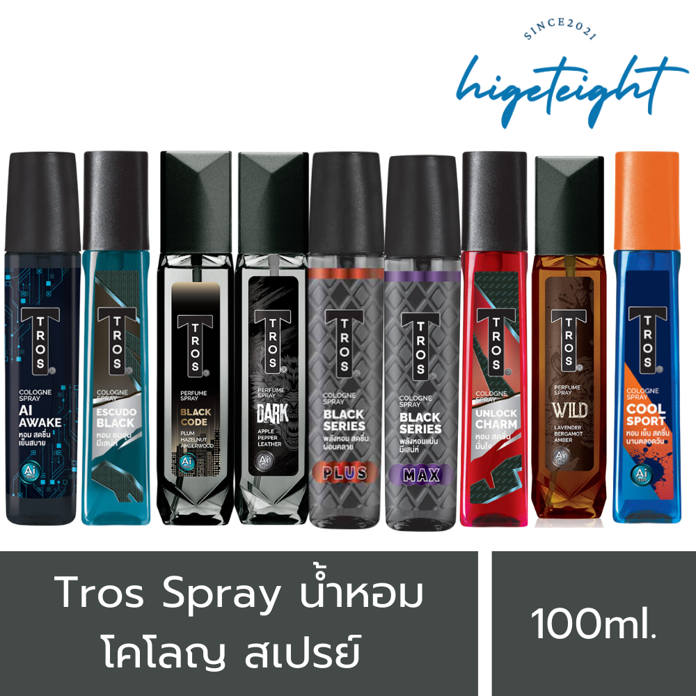 TROS Cologne Spray ทรอส โคโลญ สเปรย์ น้ำหอม ดับกลิ่นกายสำห รับ ผู้ชาย ...