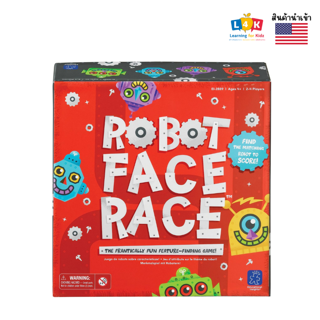 [อายุ 4+] เกมจับคู่หุ่นยนต์มหาสนุก (Robot Face Race) [Educational ...